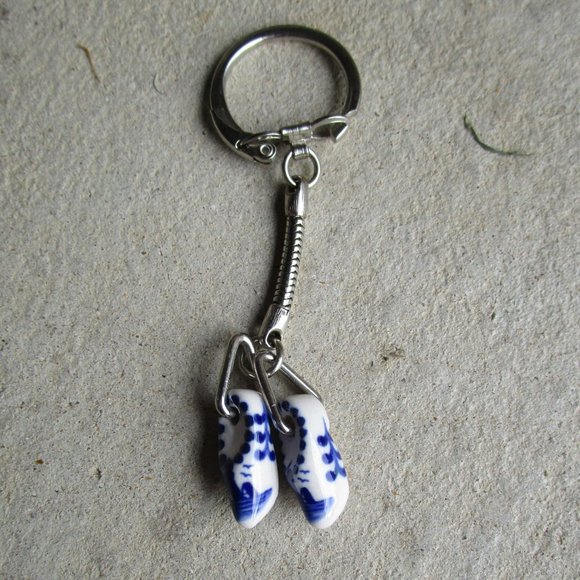 Vintage | Accessories | Vintage Mini Dutch Ceramic Painted Dutch Clogs ...